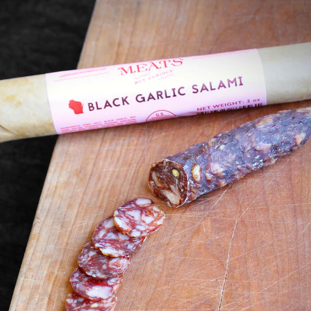 Salami - Black Garlic - 2oz - Capella Cheese