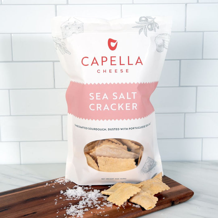 Shop our house-made Sea Salt Crackers - Capella Cheese